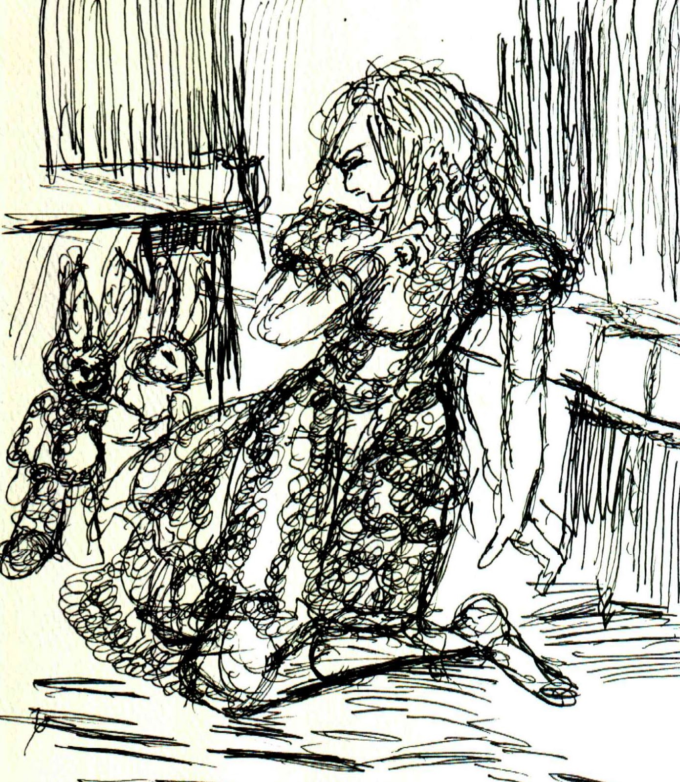 Santa Rosa Book Illustration: Pen and Ink Sketchbook, Alice In Wonderland