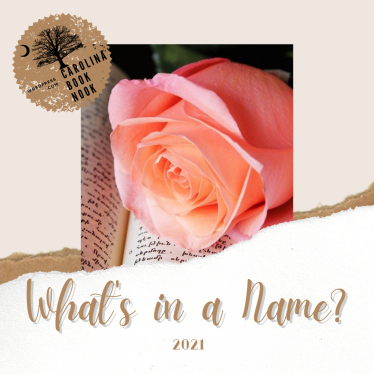 MY READER'S BLOCK: What's in a Name? Challenge