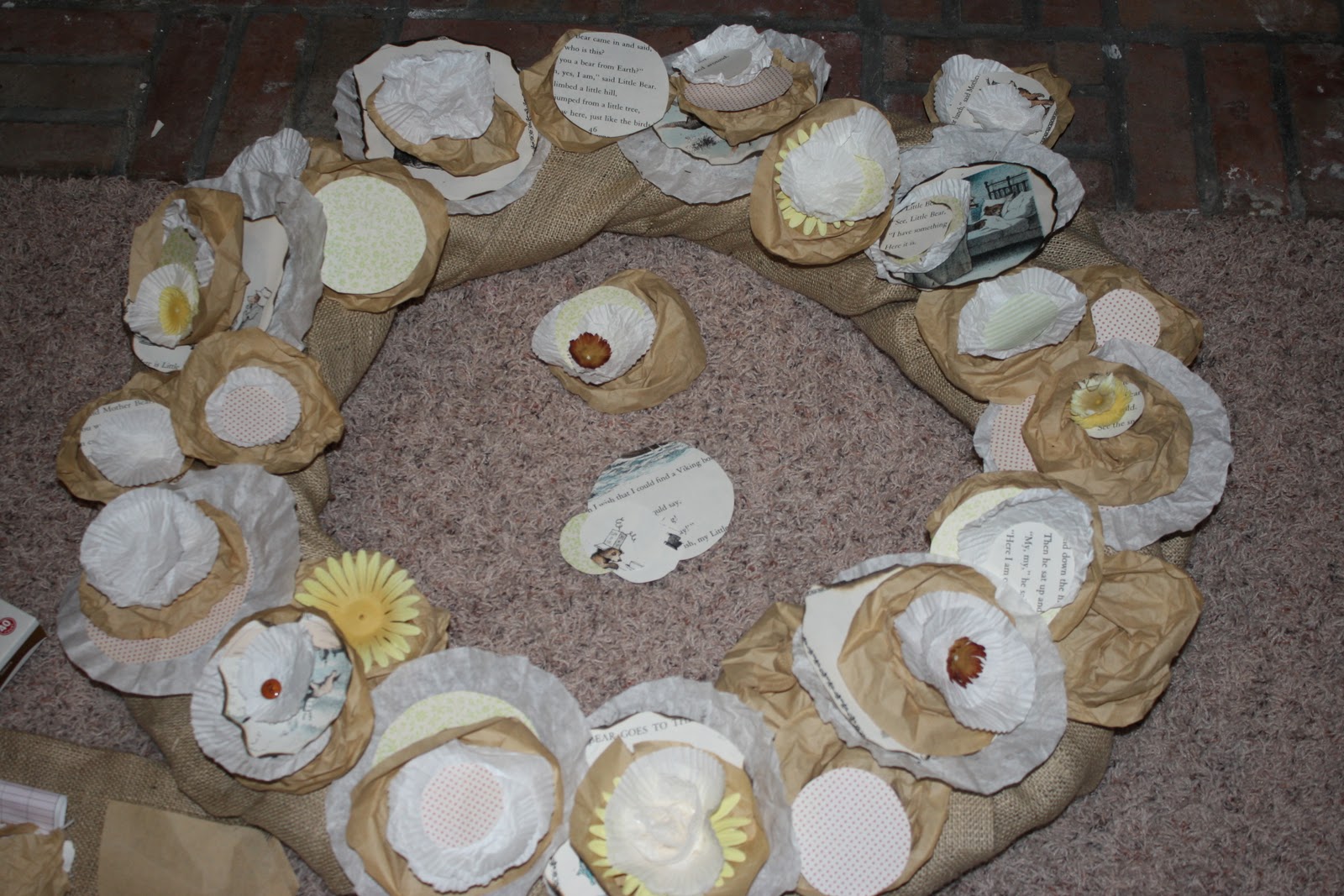 Caits Creates: Anthropology Inspired Wreath