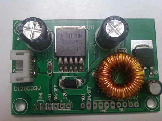 UNIVERSAL LCD BOARD: DC to DC step-down