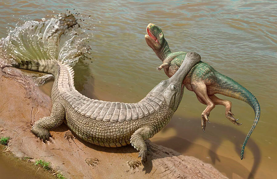 Mundo Pré-Histórico: Sarcossuco, o crocodilo gigante