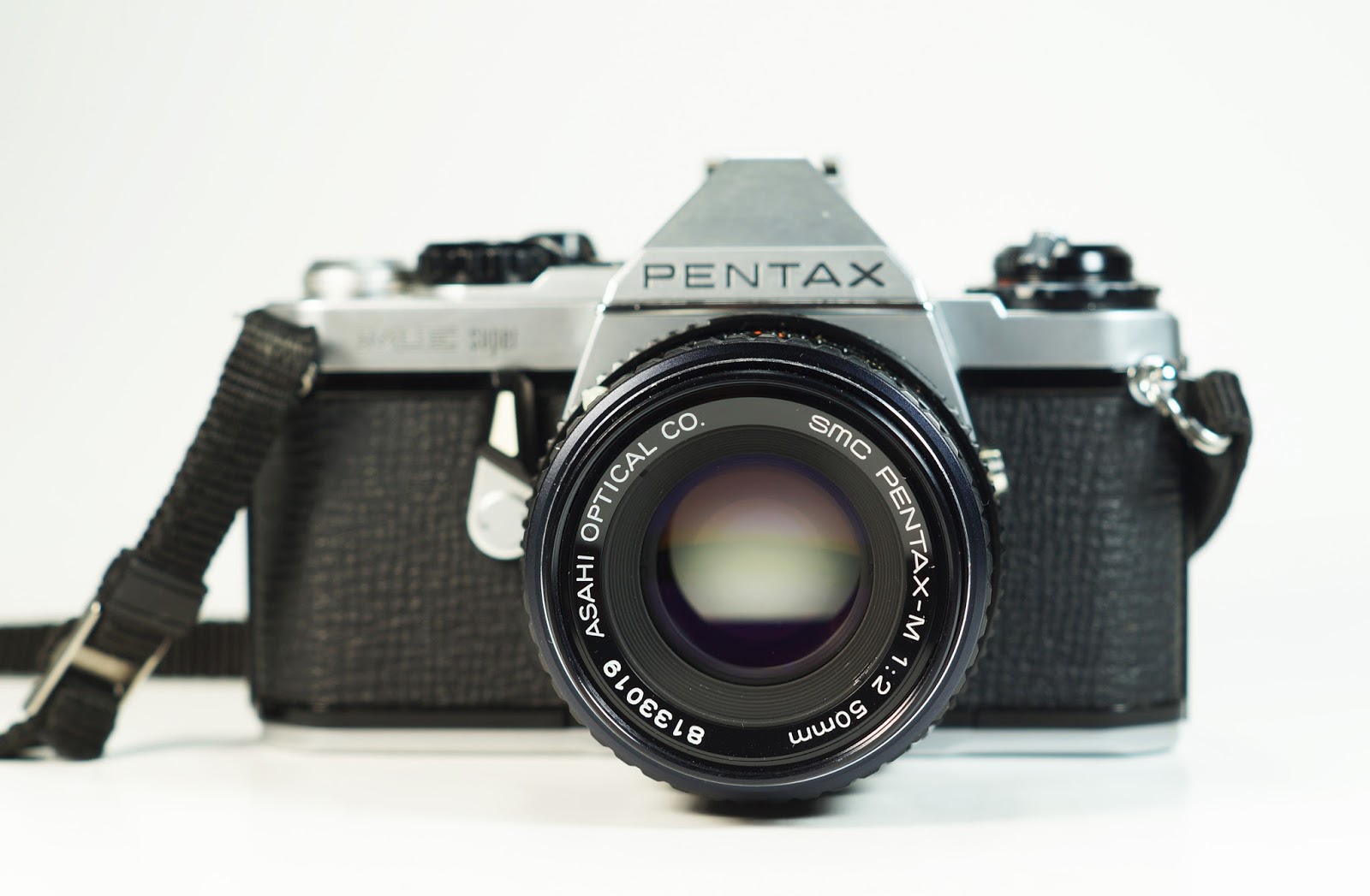 Pentax ME Super 35mm SLR Film Camera with 50mm f/2 Lens