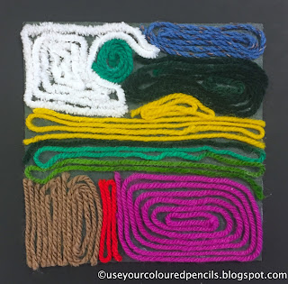 Use Your Coloured Pencils: Aboriginal Inspired Yarn Paintings