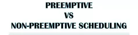 Preemptive Scheduling and Non-Preemptive Scheduling