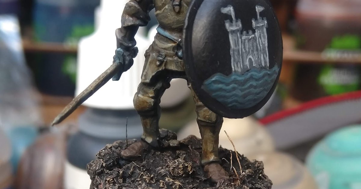 BROADSWORDS AND BEASTS: TEST FIGURE - SIR CORINEUS