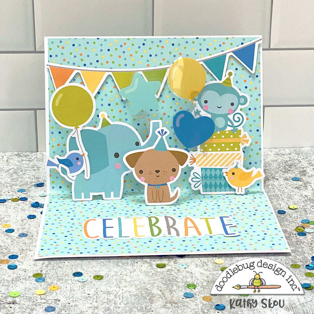 My Happy Place: Doodlebug Design | Party Time Cards