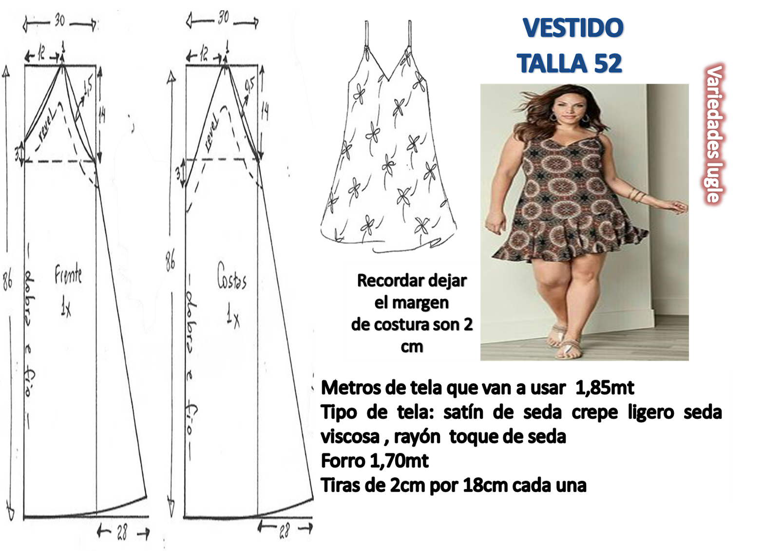 PATRONES GRATIS TALLAS GRANDES