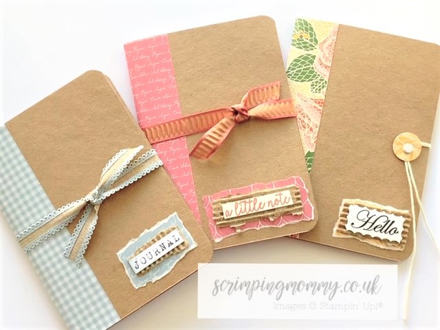 scrimpingmommy: Easy mini hand sewn notebooks craft fair idea