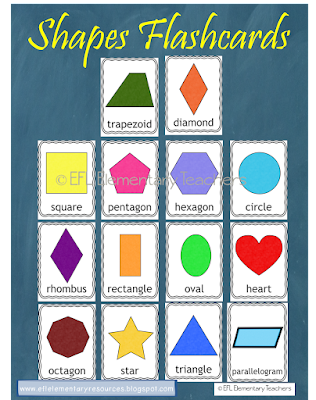 EFL Elementary Teachers: Shapes Unit for Elementary ELA