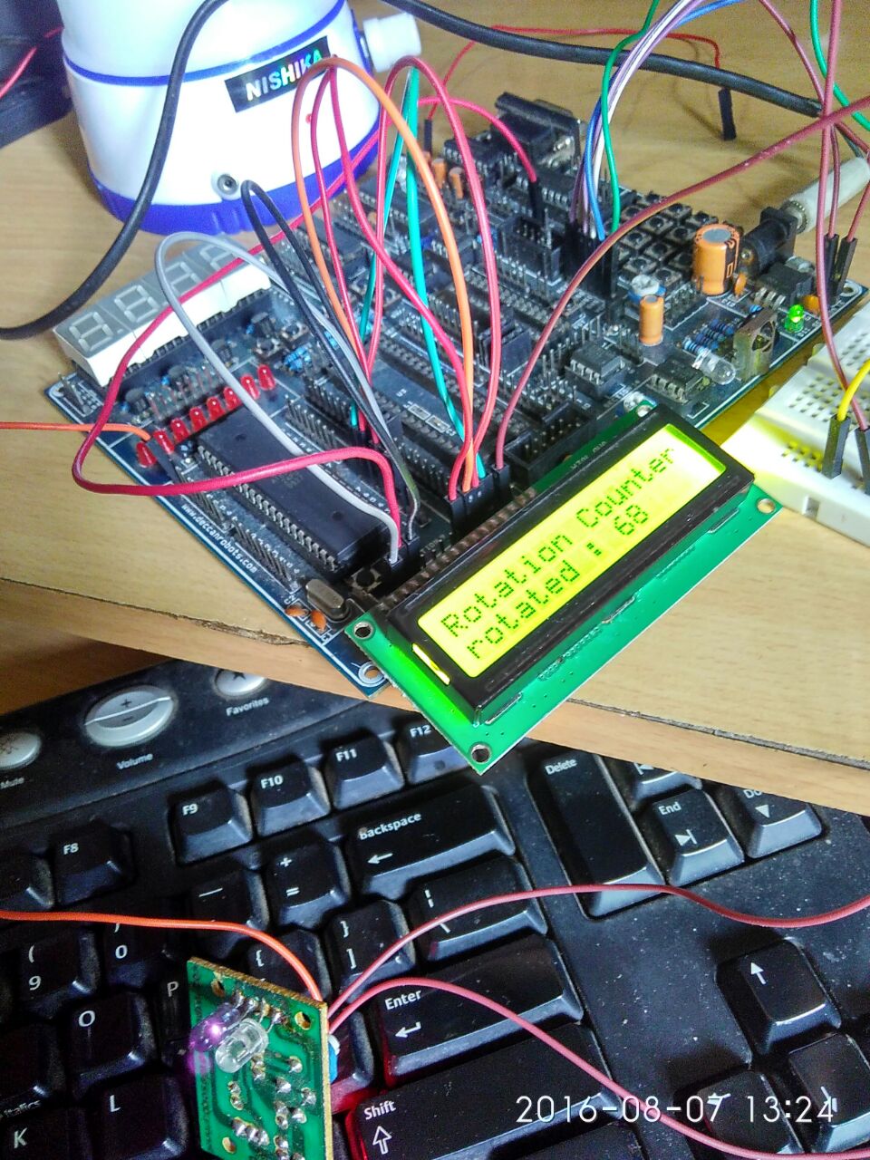 Rotation Counter using 8051 | Embedded System Desgin