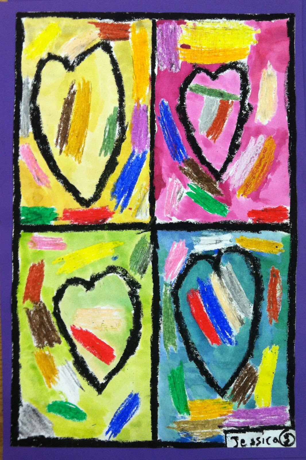ART with Mrs. A: Fourth Grade Mixed Media Jim Dine Work