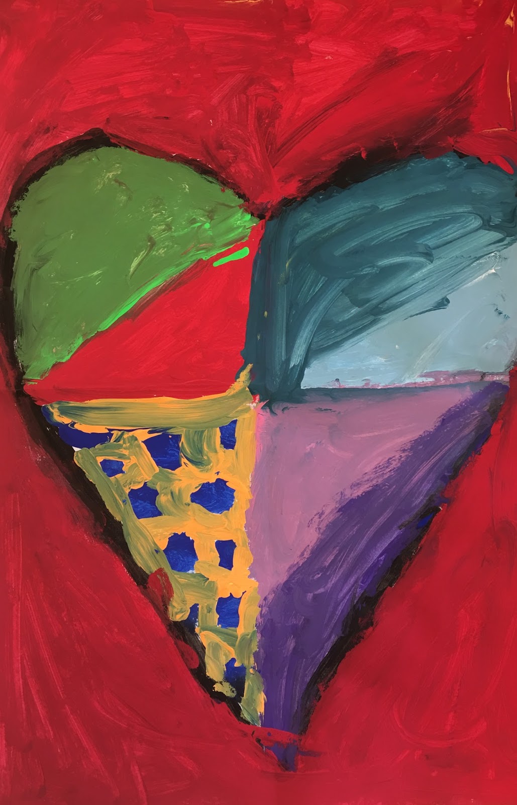 Art Room Blog: 4th Grade 4 Part Heart...