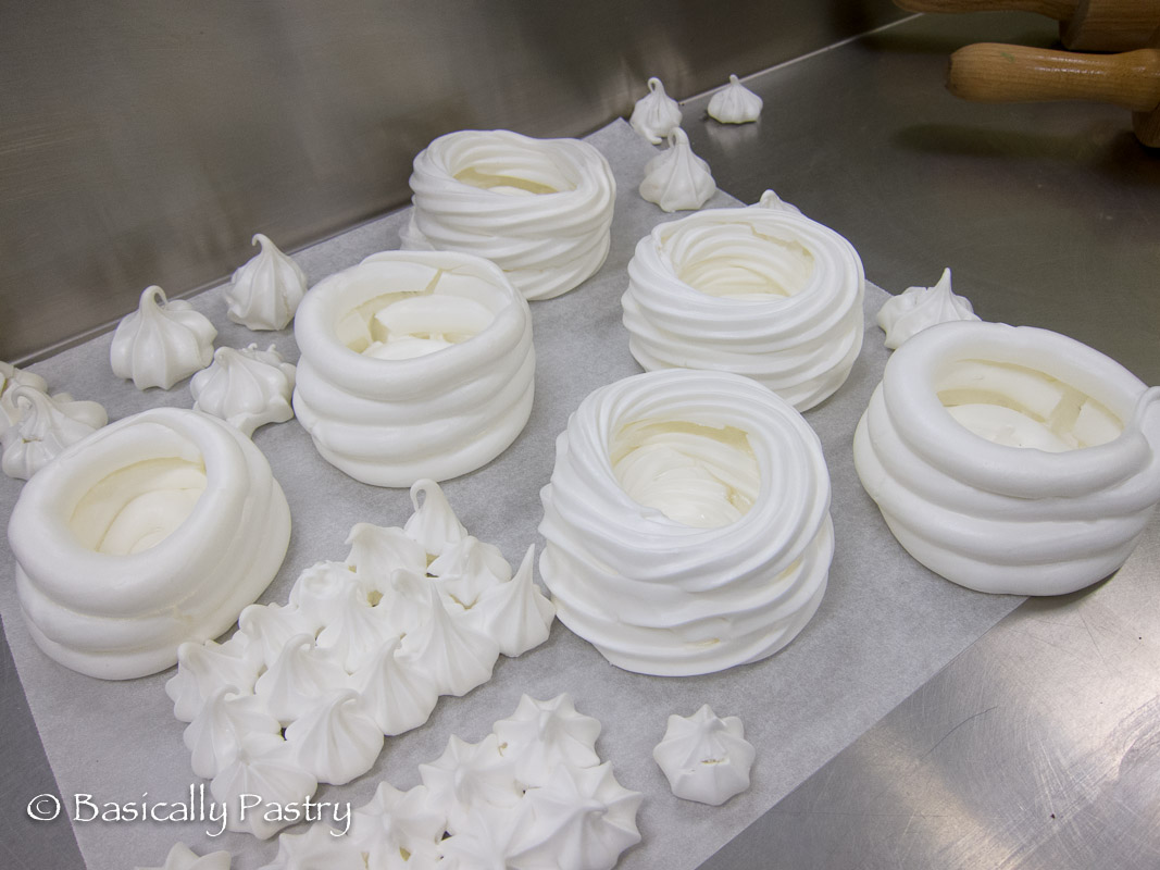 Basically Pastry: Week 36 Meringue Poached Pear