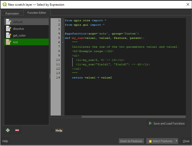 Exploring The QGIS Expression Engine, Part 3: Writing Custom Expression ...