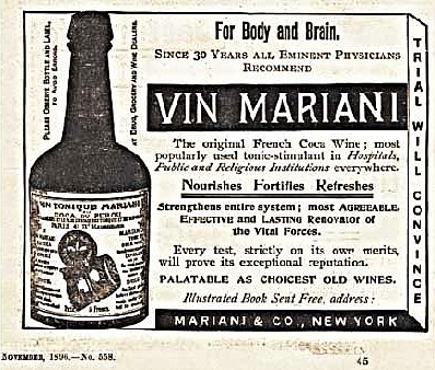 Beber,Comer e Amar...: Vin Mariani - Vinho de Coca
