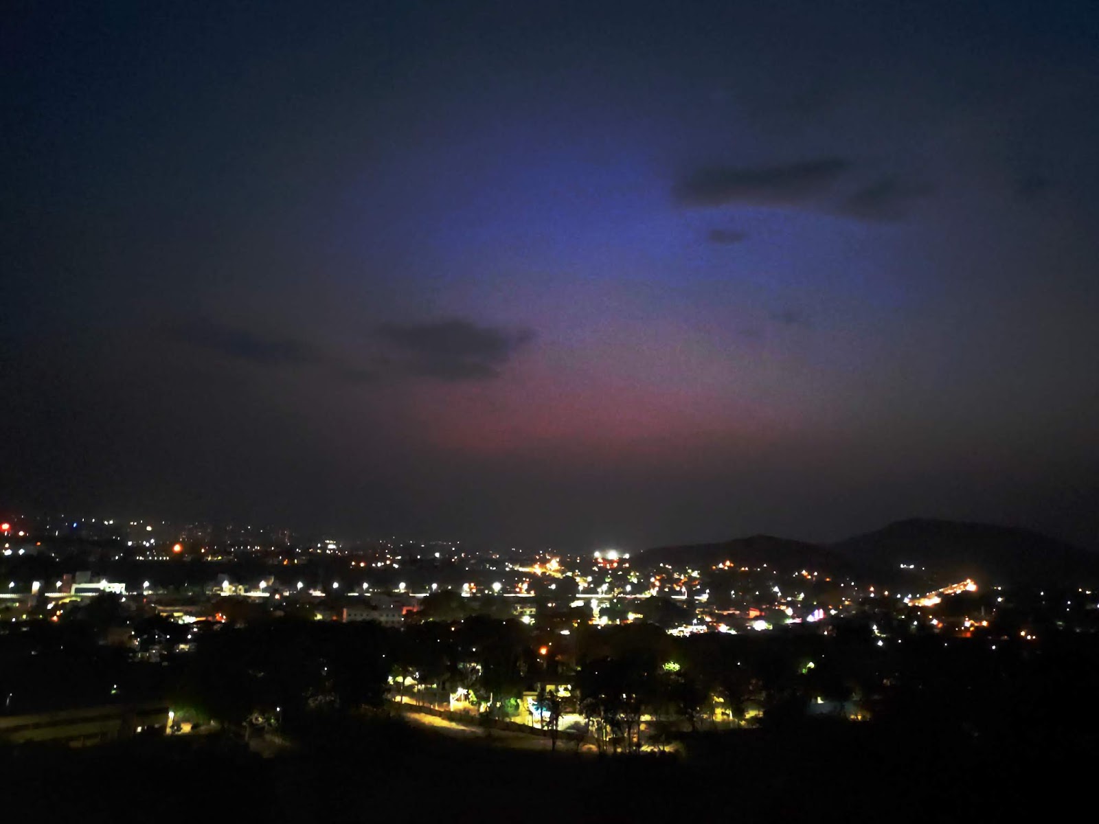 Sunset at Ayyappa Temple, Dehu Road, Pune