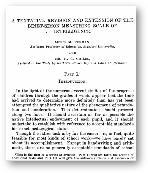 A TENTATIVE REVISION AND EXTENSION OF THE BINET-SIMON MEASURING SCALE ...