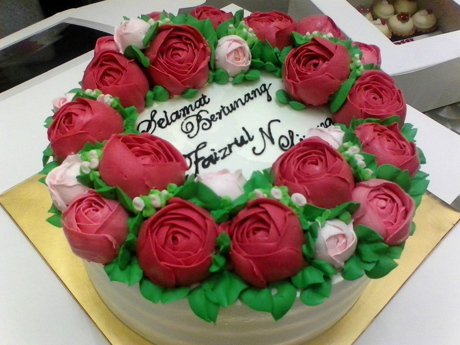 Cinta sayang Home Made: Kek hantaran