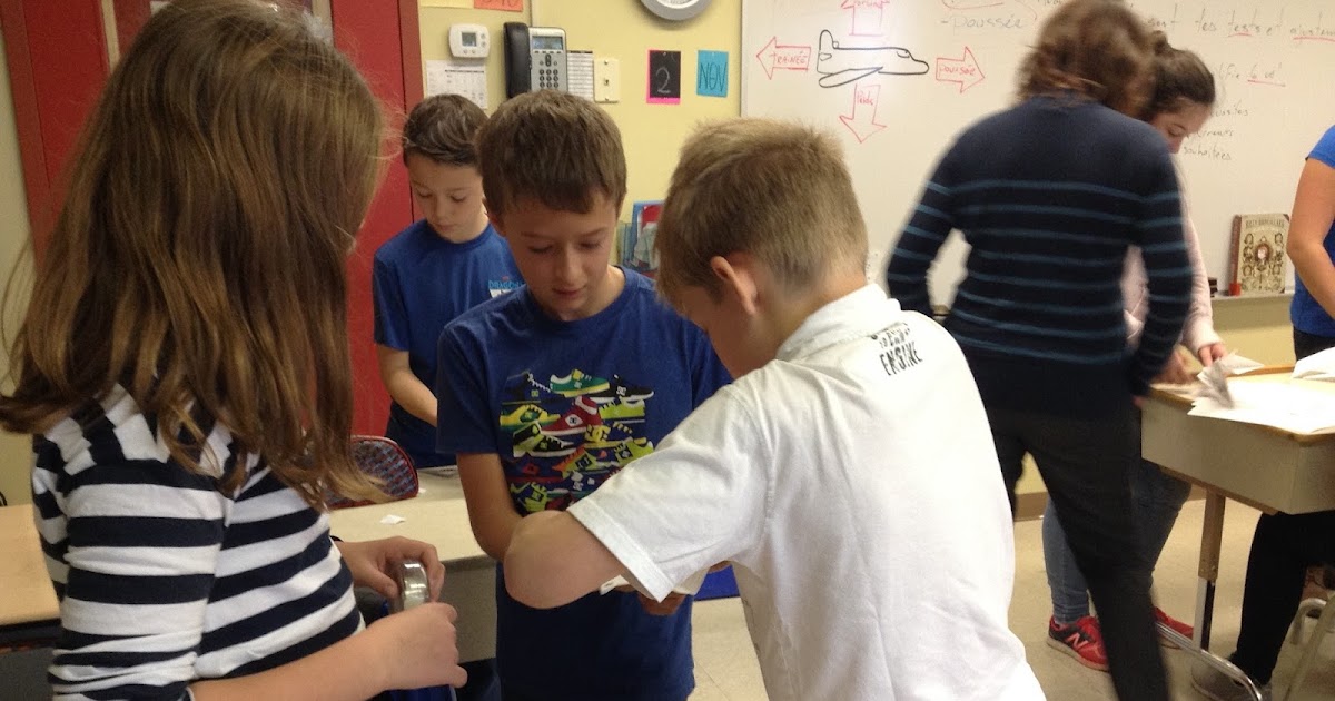 les brillants élèves de 6e année de St-Donat: Projet de science