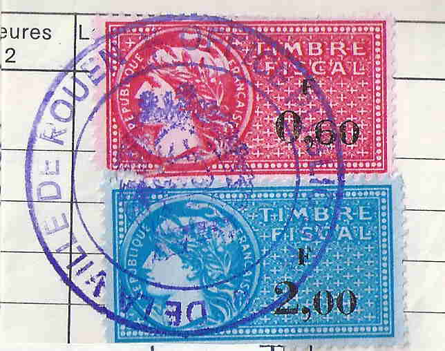 collection: Timbres fiscaux de France