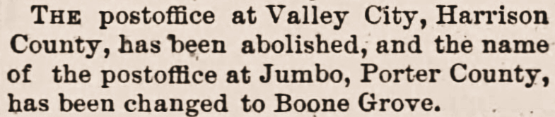 Porter County's Past: An Amateur Historian's Perspective: A History of Porter County Post Offices