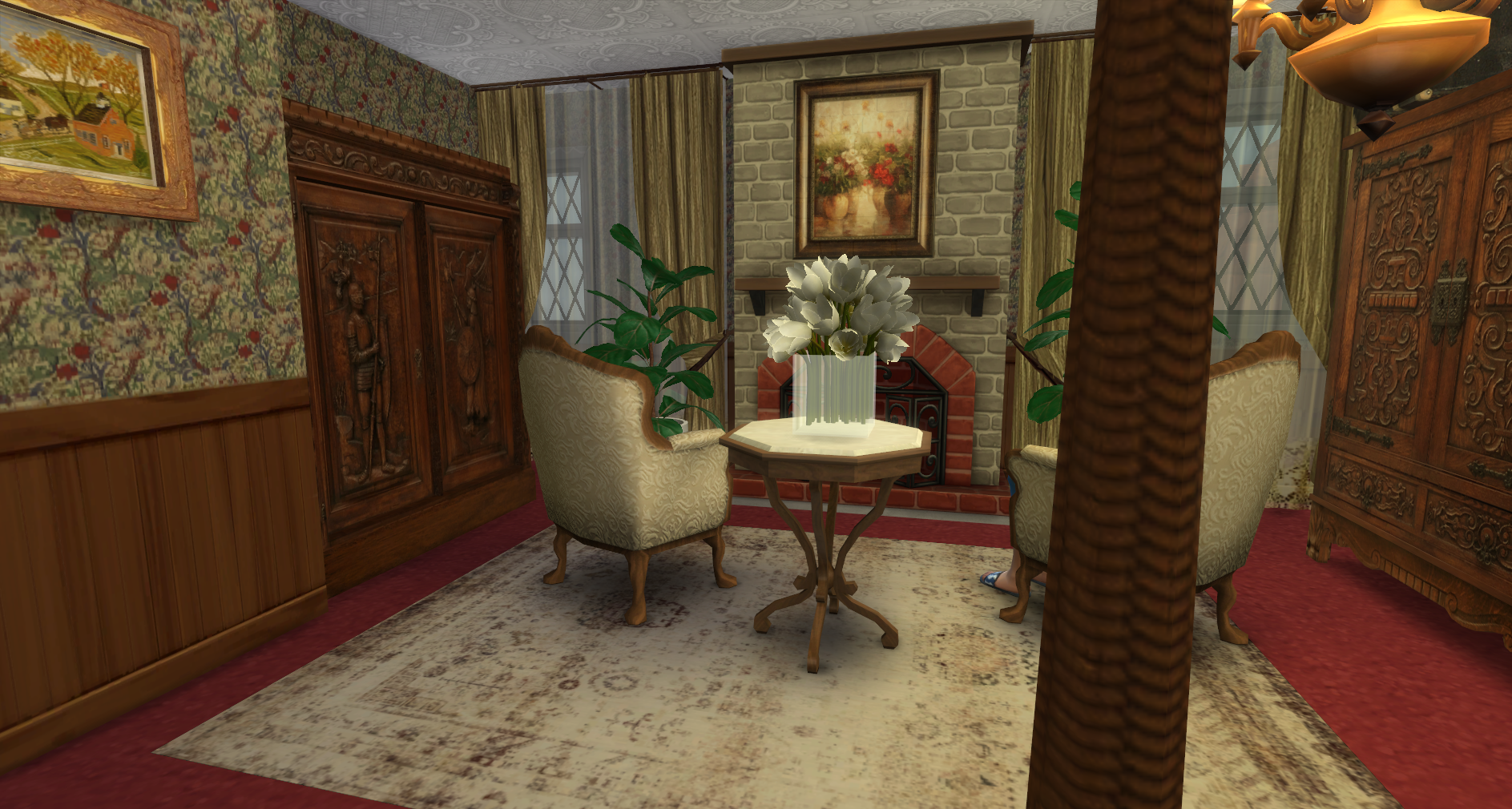 The Sims Powder Room: The Cronhardt
