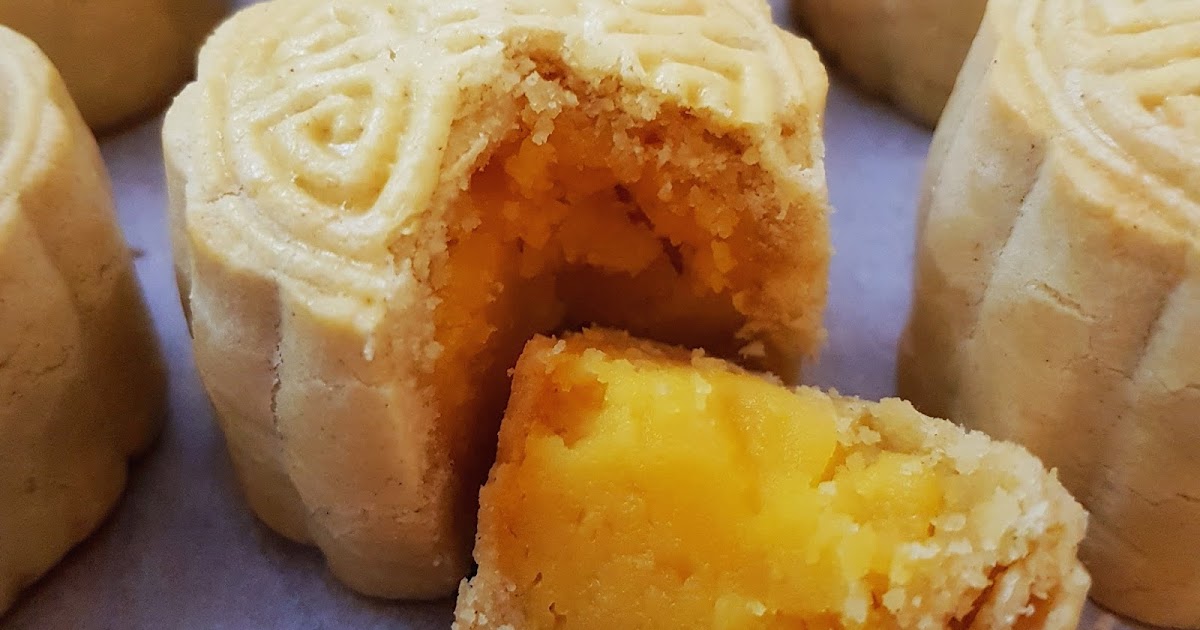 Shortbread Coconut Custard Mooncakes – Recipe