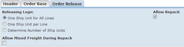 OTM Tutorial: Order Configuration
