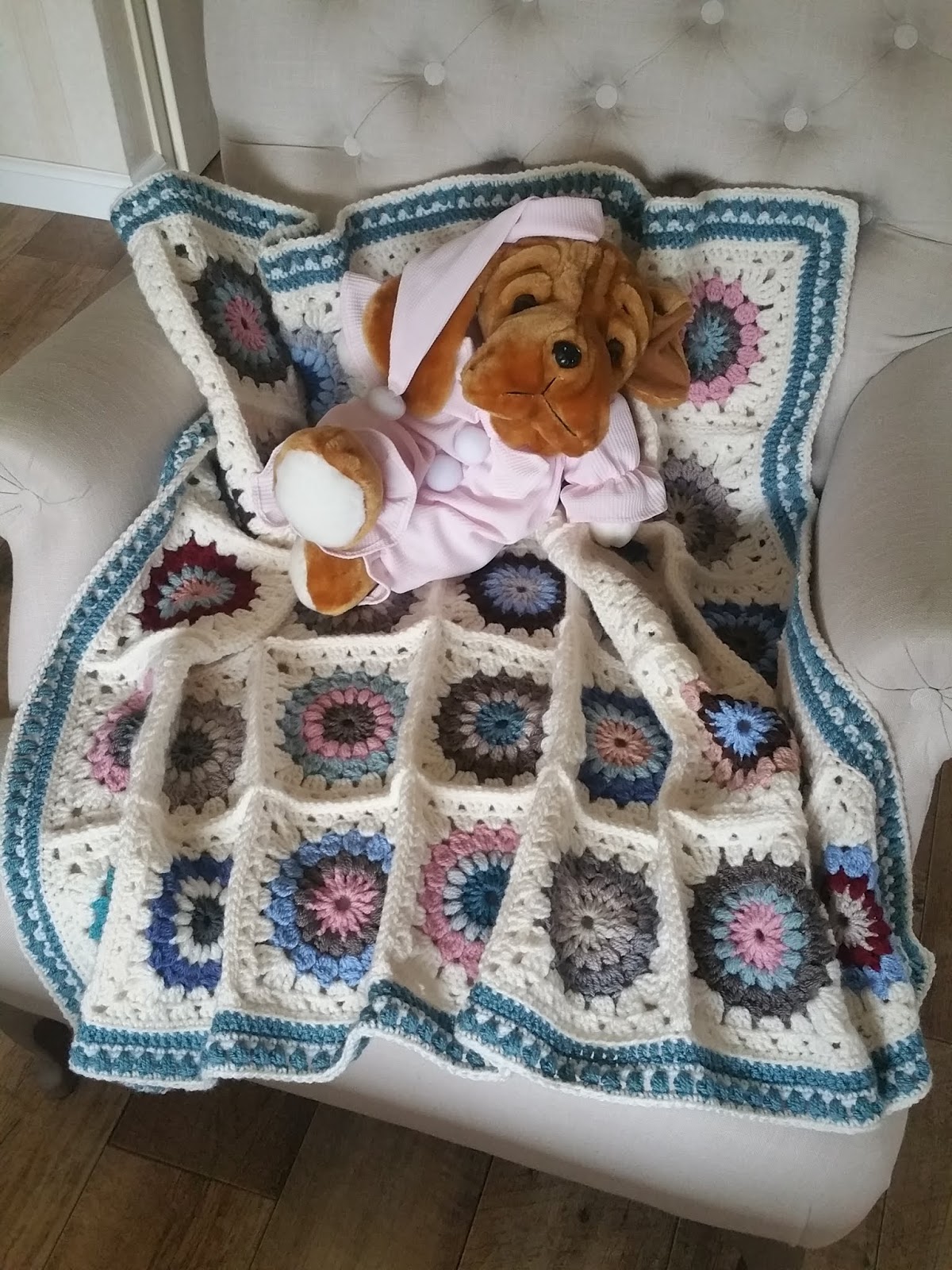 Als ik thuis ben: Vintage dekentje