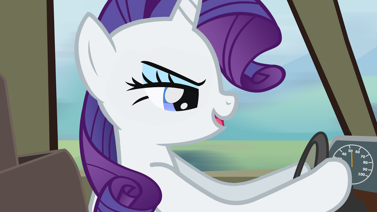 MLP Mares driving cars: Gallery