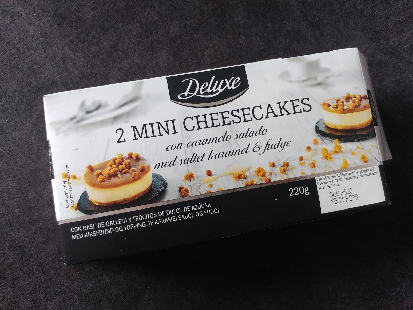 i.pensieri.di.mercesori: Mini Cheesecake con caramelo salado Deluxe de Lidl