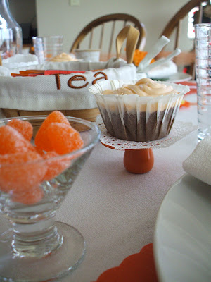 Gray Cardigan: Beaded Pitchers & Individual Cupcake Holders