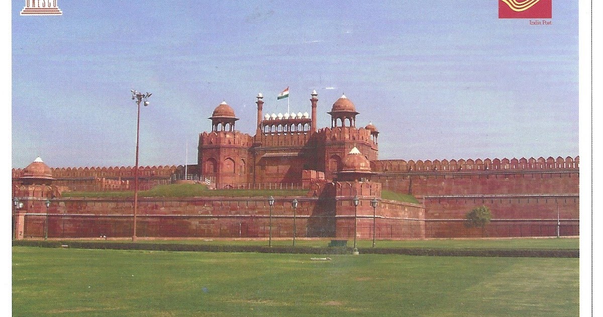 MY POSTCARD-PAGE: INDIA ~ Red Fort Complex - UNESCO