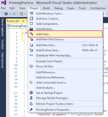 VB.NET : PrintDocument, Printing in Tabular Format
