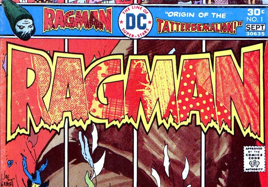 Ragman #1 - non-attributed Joe Kubert art, Kubert cover + 1st ...