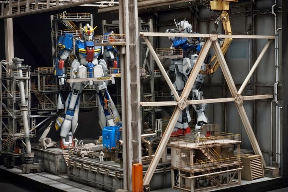 Custom Build: 1/60 Gundam Assemble Plant / Hangar Diorama - Gundam Kits ...