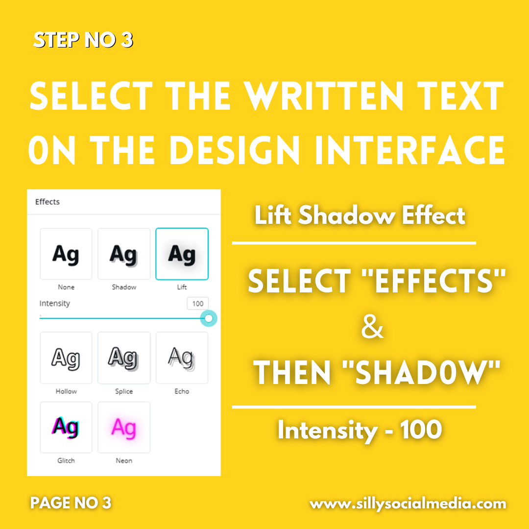 How To Add Shadow Effect For Text In CANVA Graphic Design How To Add Shadow Effect For Text In CANVA Graphic Design