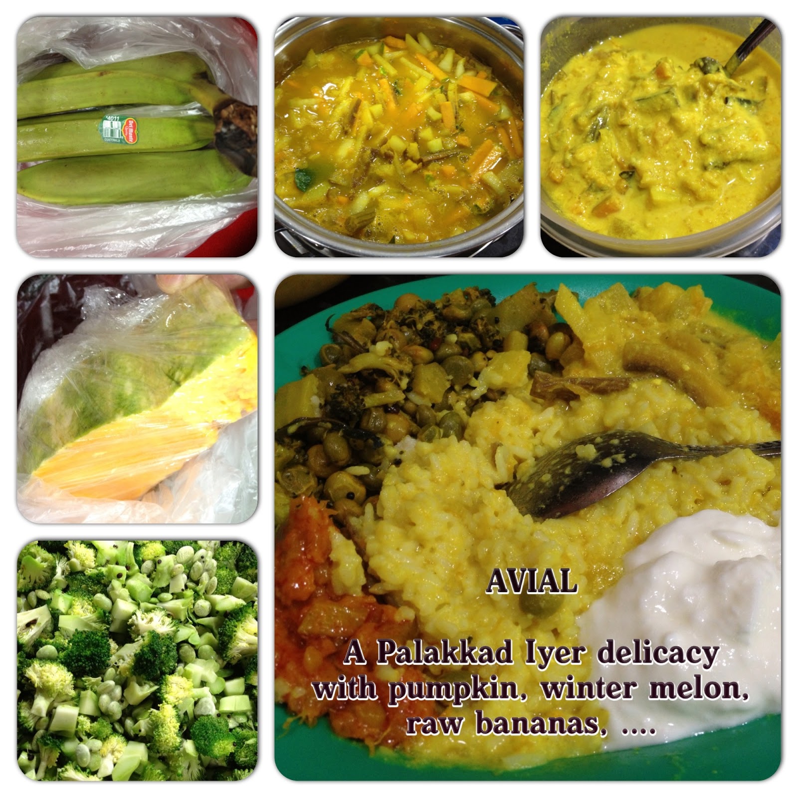 My dysfunctional cooking: Avial - Palakkad Iyer delicacy made with ...