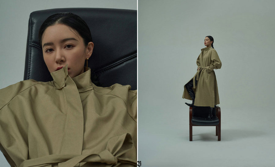 China Entertainment News: Actress Adi Kan poses for photo shoot