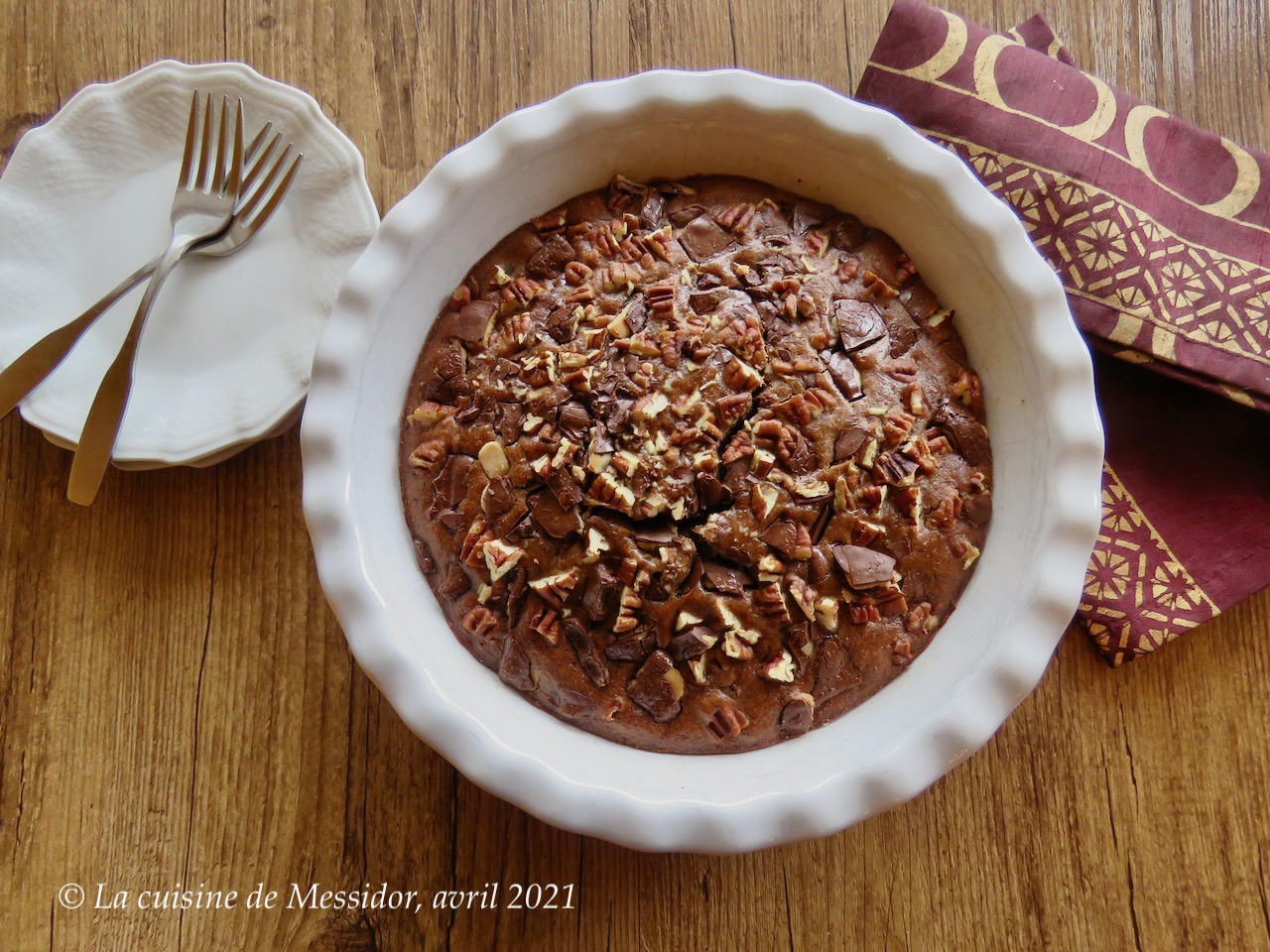 La cuisine de Messidor: Tarte menteuse aux dattes et au chocolat