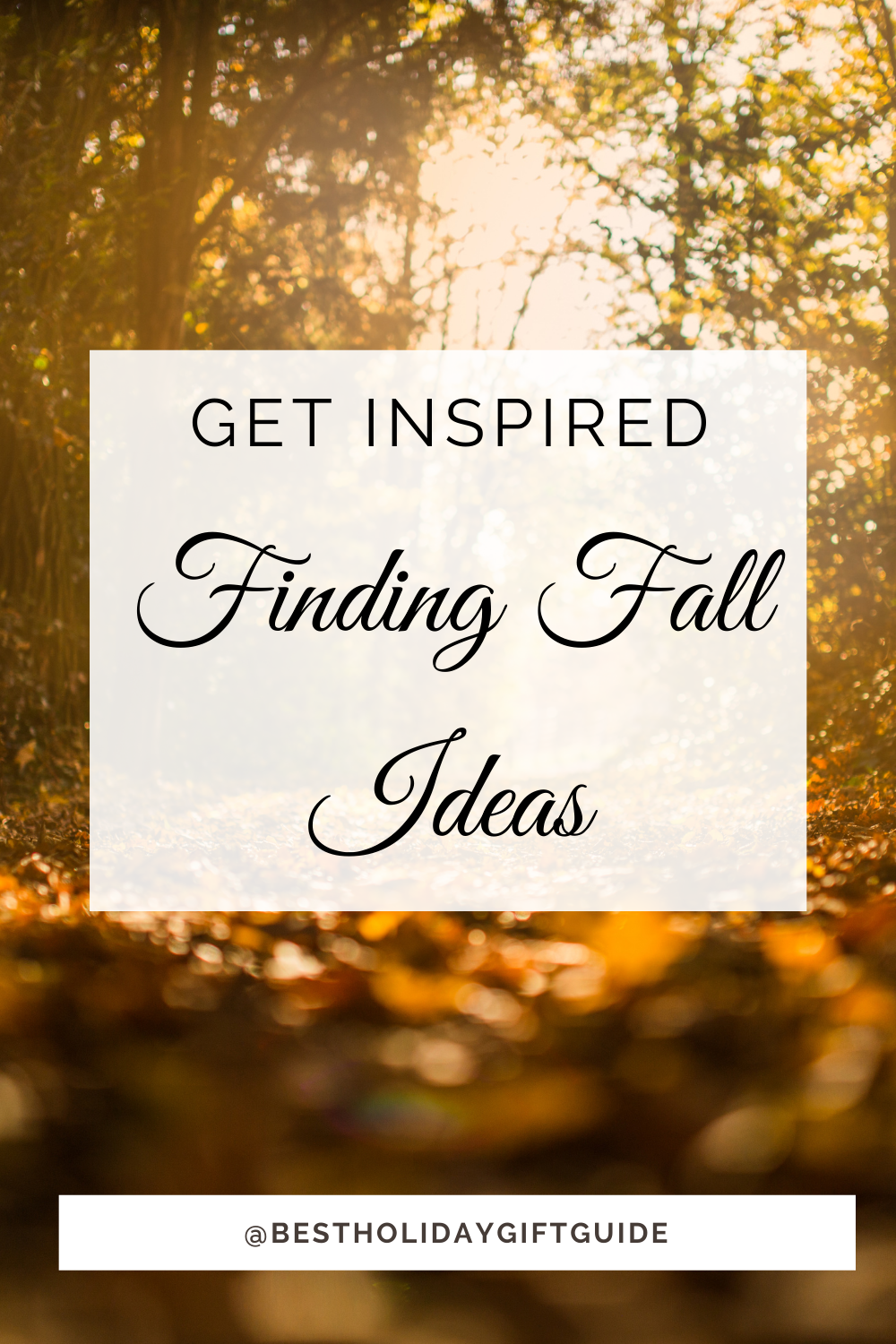 Falling for Fall - Finding Inspiration Online