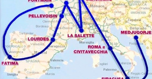 Cartina Europa Lourdes | Cartina