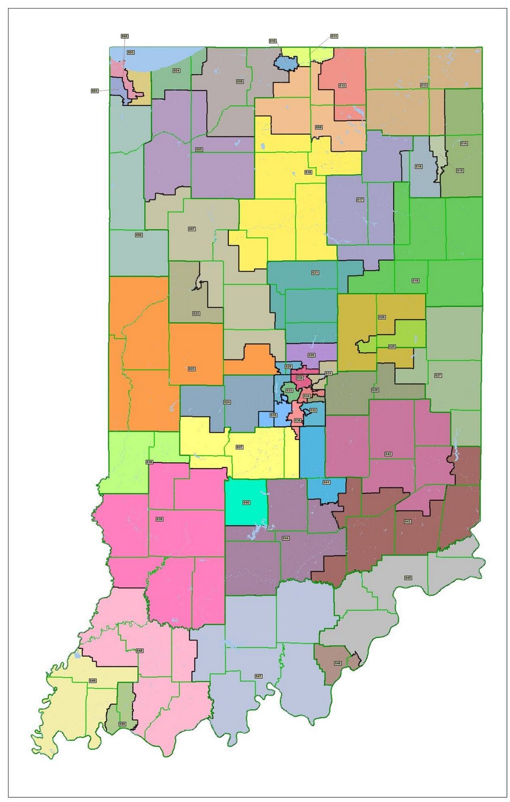 Indiana State Congressional Districts Map File:Indiana Congressional