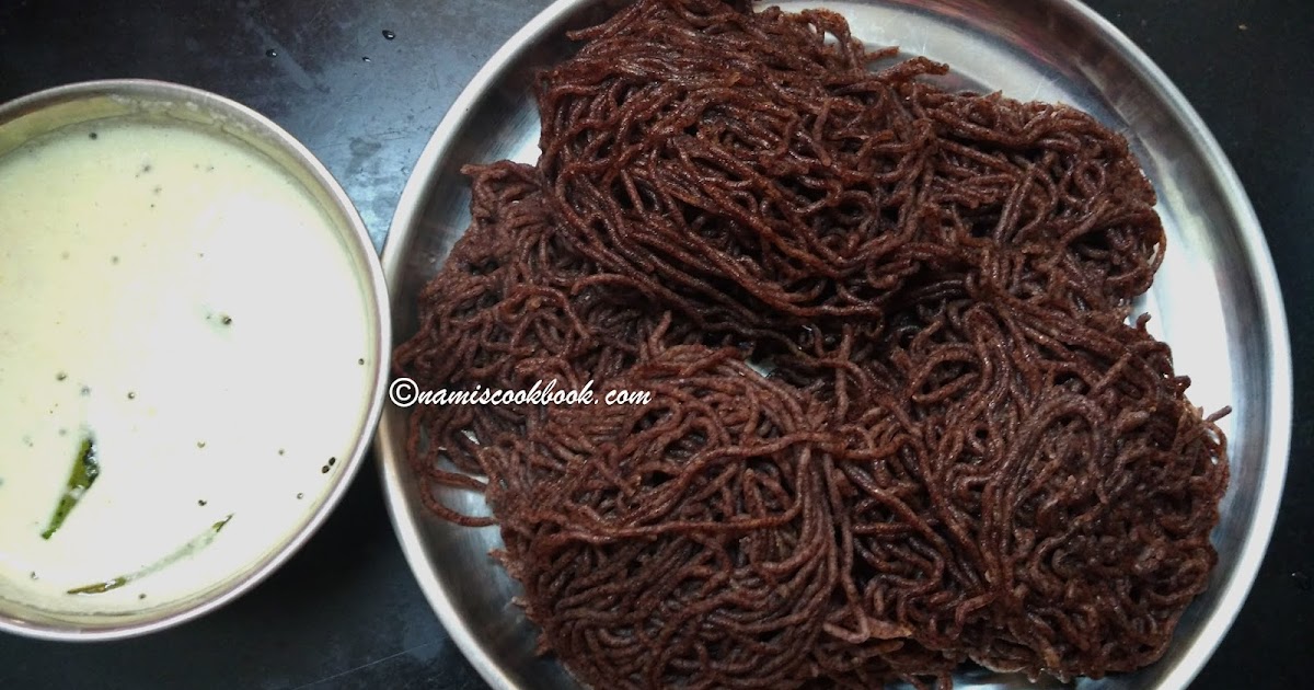 Ragi Shevai | Ragi Semige | Ragi Idiyappam | Ragi String Hoppers