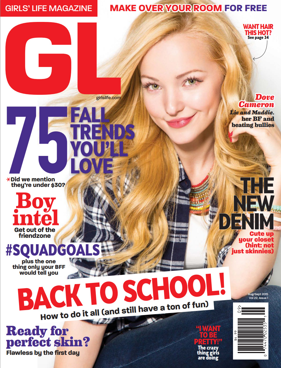 tblog130241: Actress, Singer @ Dove Cameron - Girl's Life Magazine ...