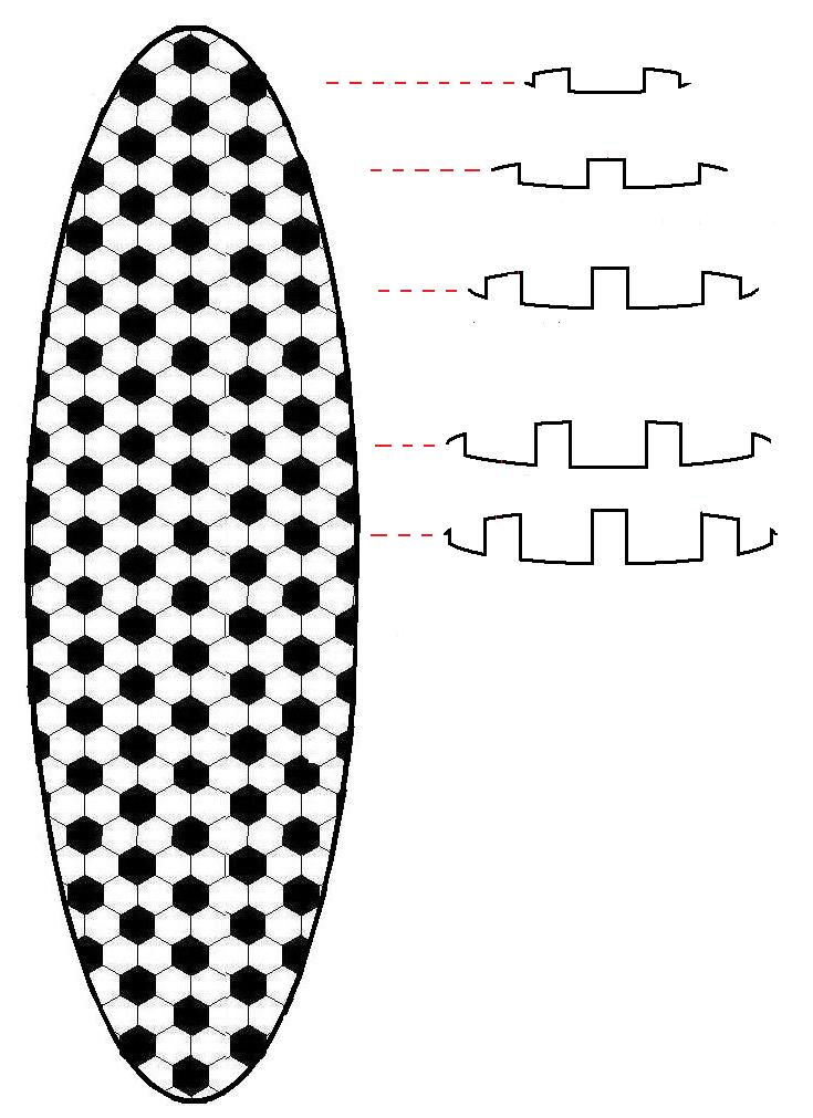 Hexaflex Applications: Conceptual Surfboard Design