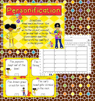 Foreman Teaches: Personification Activities, Freebie, and a Giveaway!
