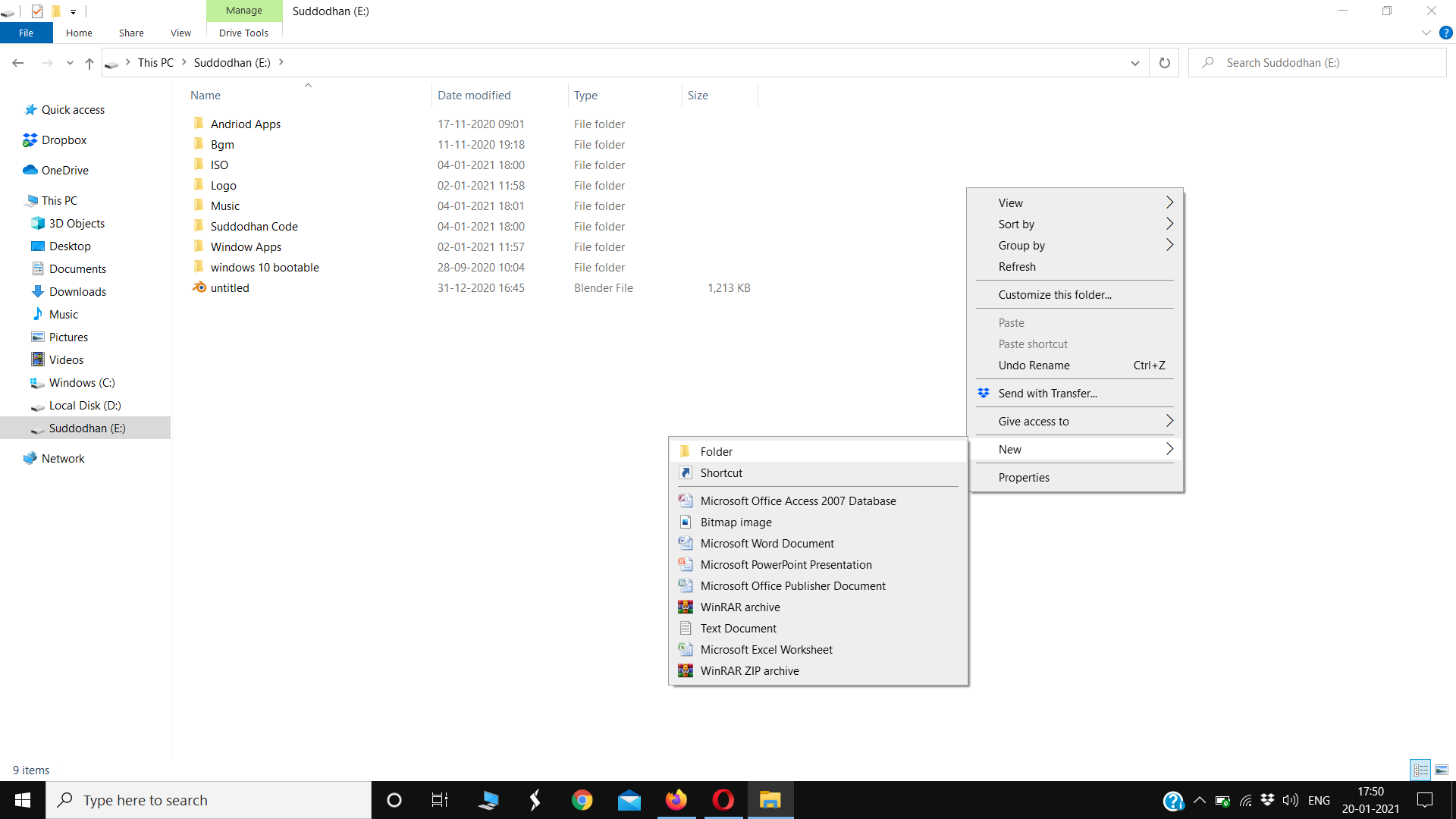 How To Create Folder In Windows