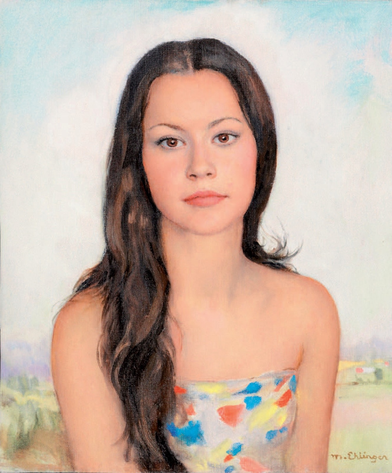 Maurice EHLINGER (1896-1981) | Catherine La Rose ~ The Poet of Painting