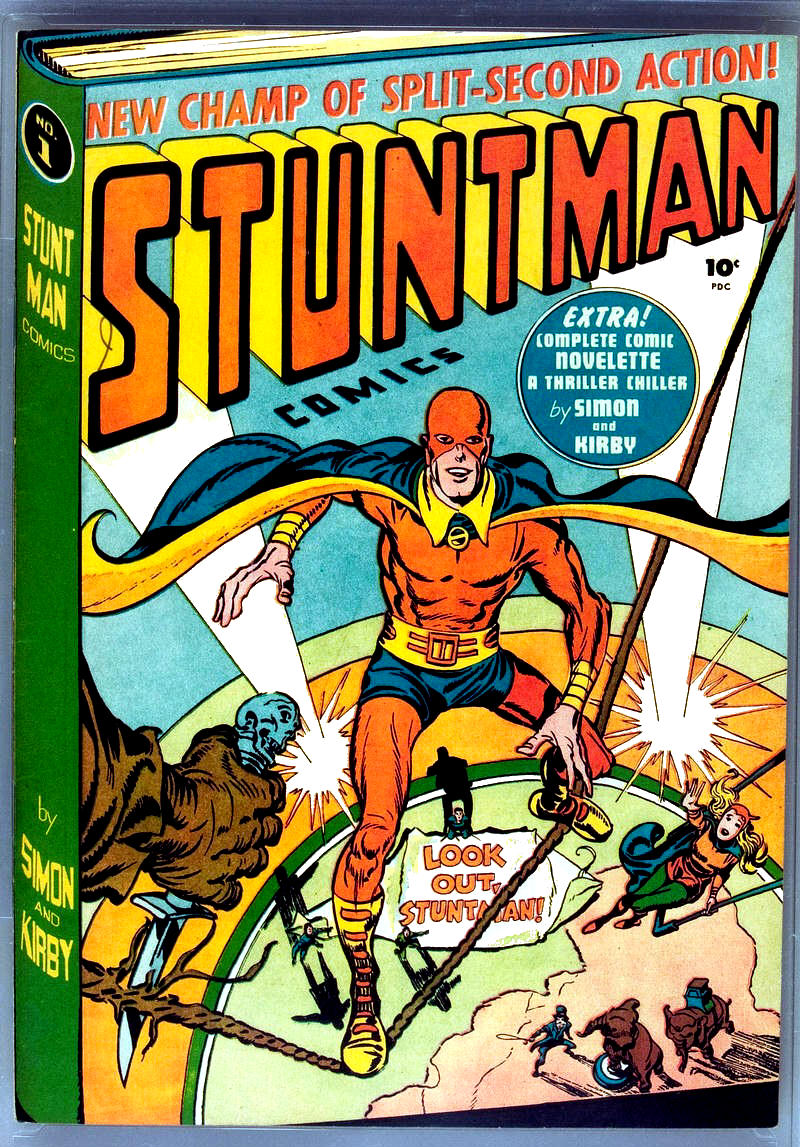Pappy's Golden Age Comics Blogzine: Number 2579: The short-lived Stuntman